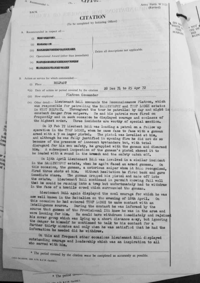 Meet SAS Commander Julian ‘Tony’ Ball, Robert Nairac’s Comrade-in-Arms ...